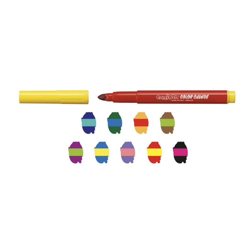 Magic Felt Tip Pens Color Change - 10 Pcs MAGIC CARIOCA
