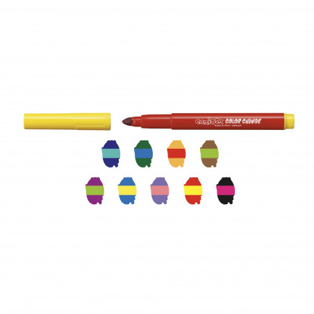 Magic Felt Tip Pens Color Change - 10 Pcs MAGIC CARIOCA