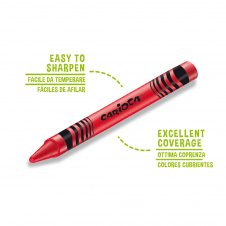 Wax Crayons - 100 Pcs CRAYONS CARIOCA