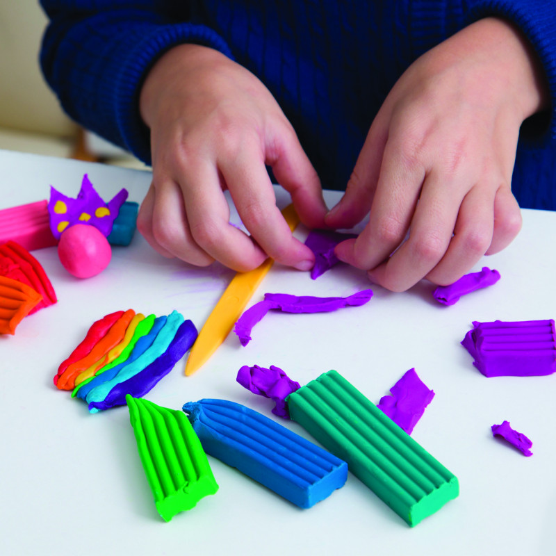 Pâte à Modeler Plasty Creator Set - 24 Pcs + Instrument PÂTE À MODE...