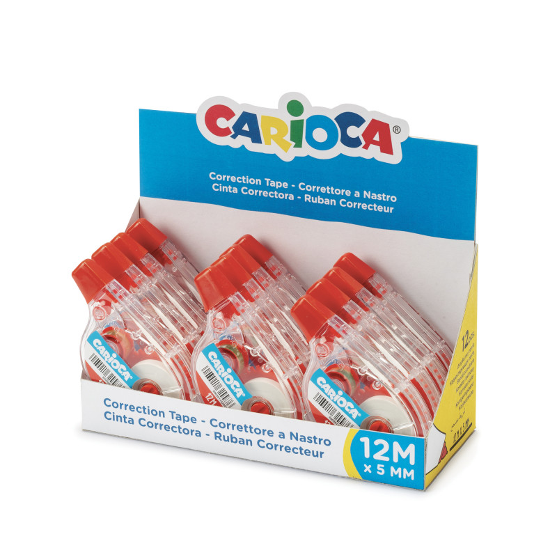 Display Correctores de Cinta 12m - 12 Uds CORRECTORES CARIOCA