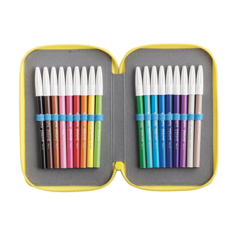 Pencil case 2 Zip 2 zip CARIOCA