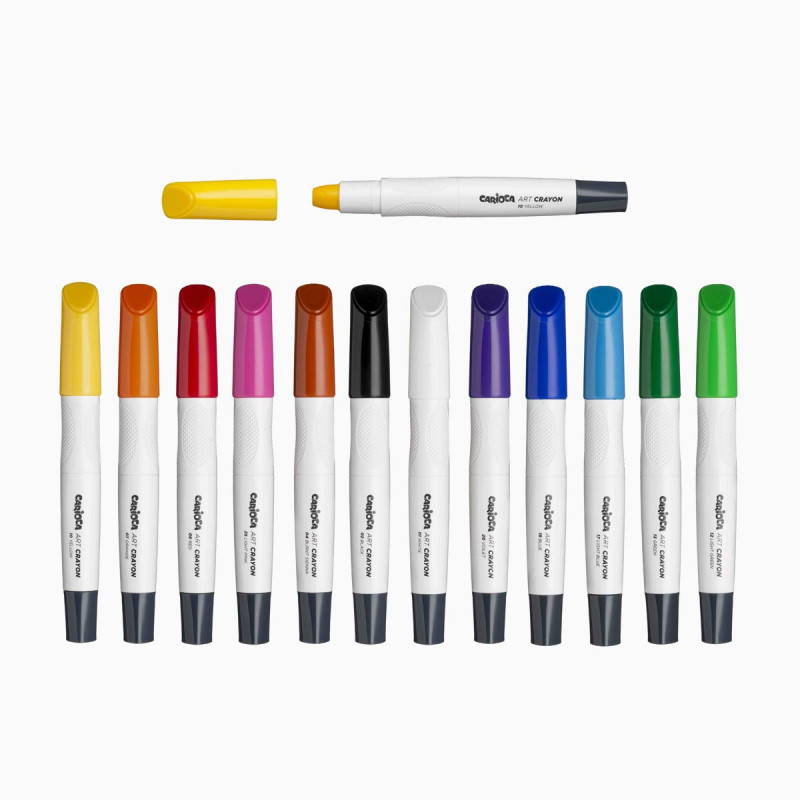CARIOCA Plus Crayons d'Art 12 couleurs Solid poster paint CARIOCA
