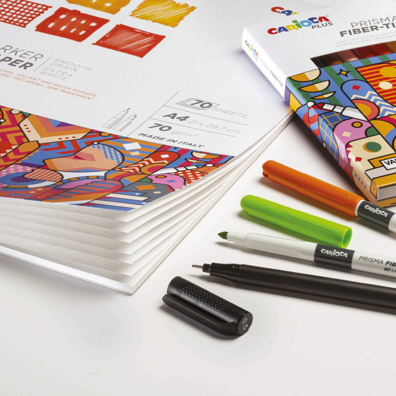 CARIOCA Plus A4 Marker Paper Block - 70 Sheets Paper CARIOCA
