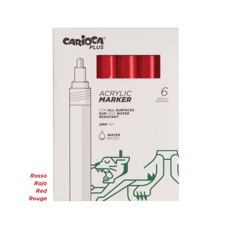 CARIOCA PLUS ACRYLIC MARKER BOX - PCS Acrylic marker CARIOCA