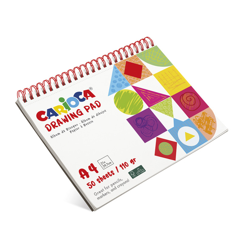 Drawing pad A4 50 sheets ALBUM CARIOCA