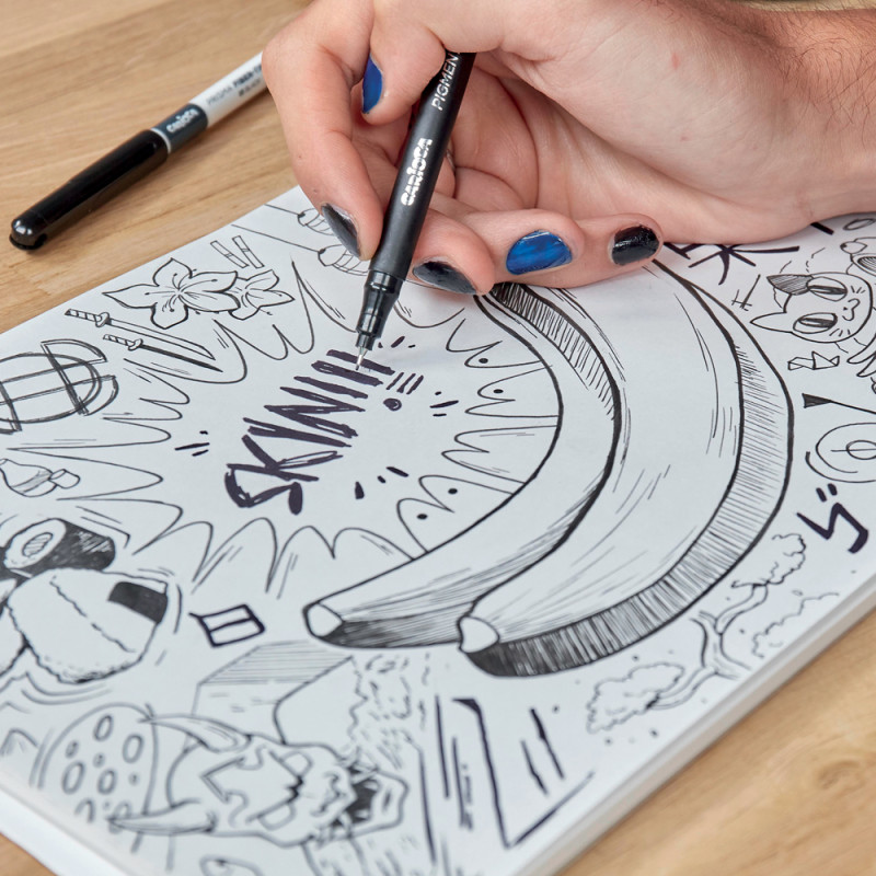 CARIOCA Plus Pigment liner 8 pz 0,1mm Pigment Liner CARIOCA