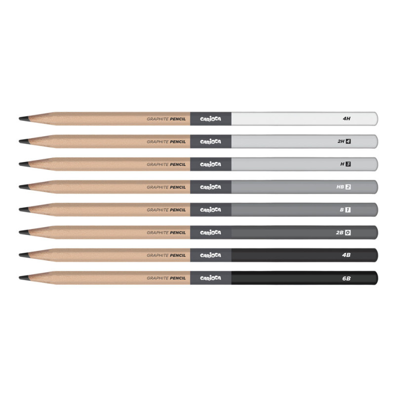 CARIOCA Plus Drawing Set - 8 Pcs Graphite CARIOCA