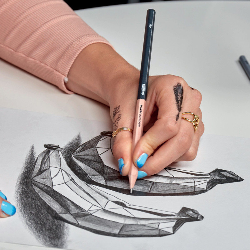 CARIOCA Plus Drawing Set - 8 Pz Graphite CARIOCA