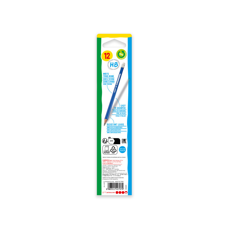 Crayons Graphite HB - 12 Pcs CRAYONS GRAPHITE CARIOCA