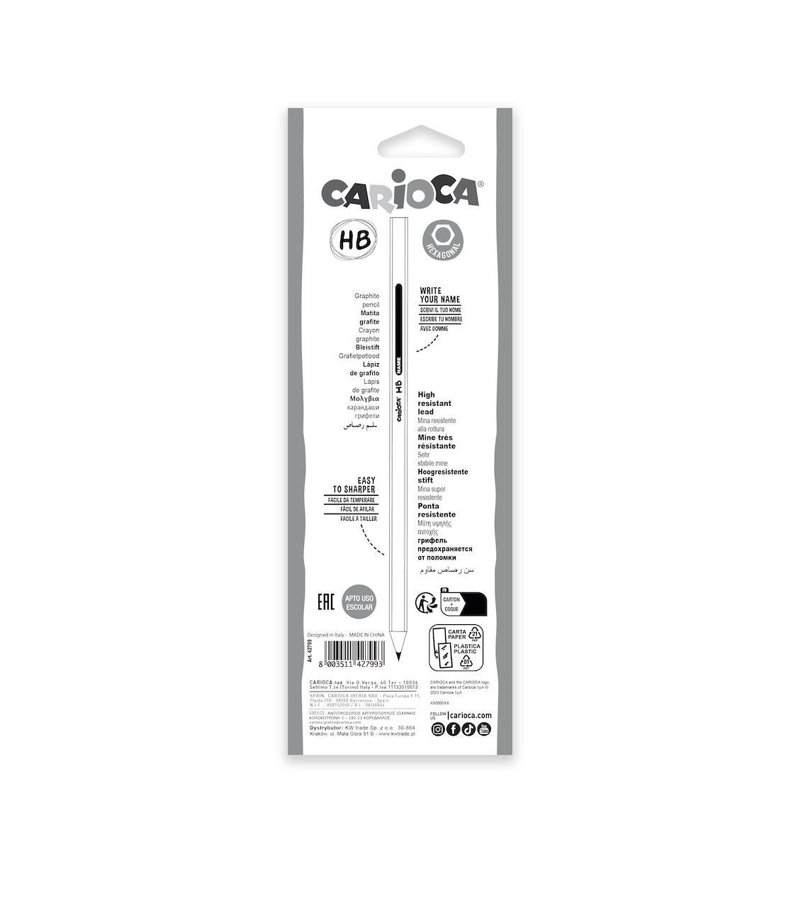 Matite Grafite HB TITA - 6 Pz