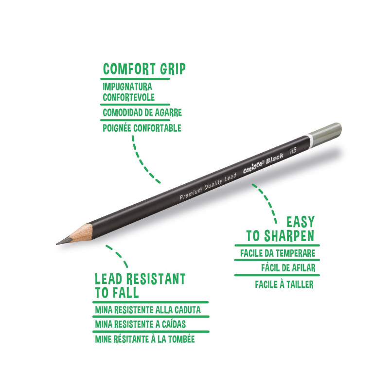 Mixted Graphite Pencils - 5 Pcs GRAPHITE PENCILS CARIOCA