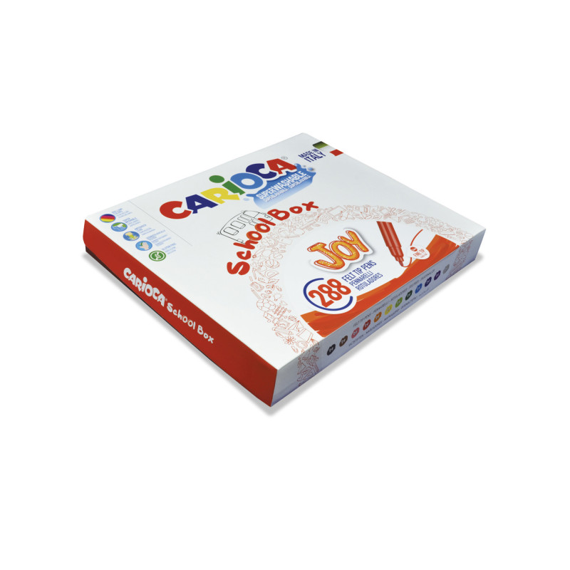 Fine Tip Felt Tip Pens Joy School Box - 288 Pcs CLASSIC CARIOCA