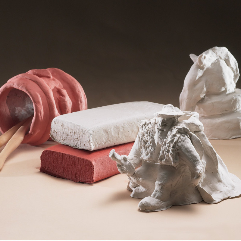 Argile à Modeler Blanche Déco 500 g PÂTE À MODELER CARIOCA